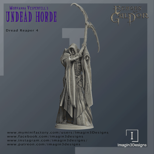 3D file Dread Reapers - Undead Army 💀 ・3D printer design to download・Cults