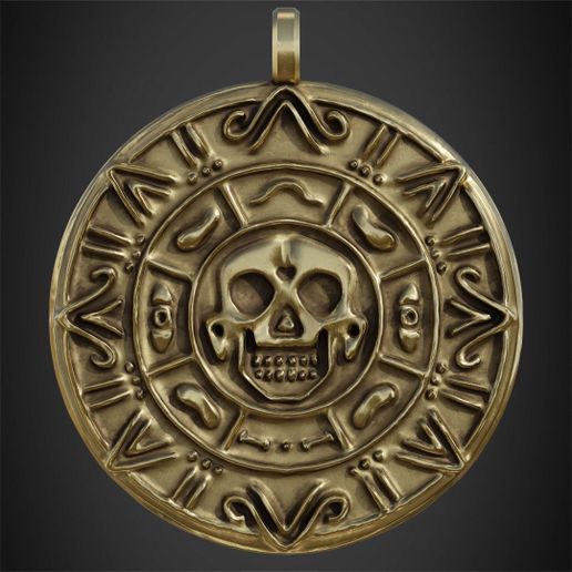 🏴‍☠️ Pirates of the Caribbean Cursed Aztec Gold for Cosplay・ STL File ...