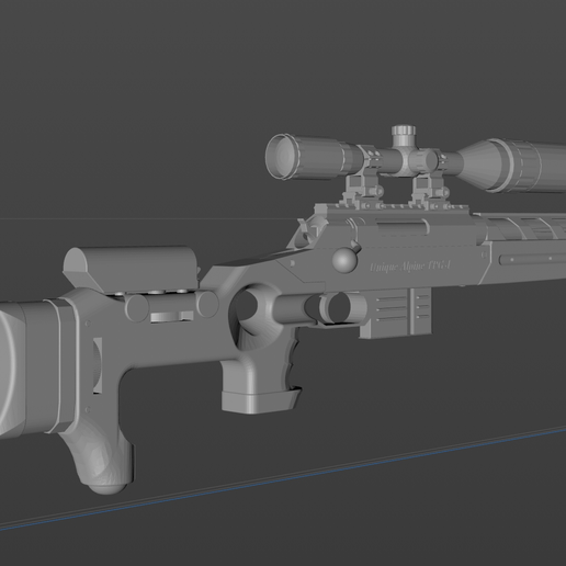 STL file Austrian TPG-1 sniper rifle digital model material 🔫 ・3D ...