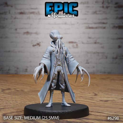 🎲 Octo Wizard ‧ DnD Miniature ‧ Tabletop Miniatures ‧ Gaming Monster ...