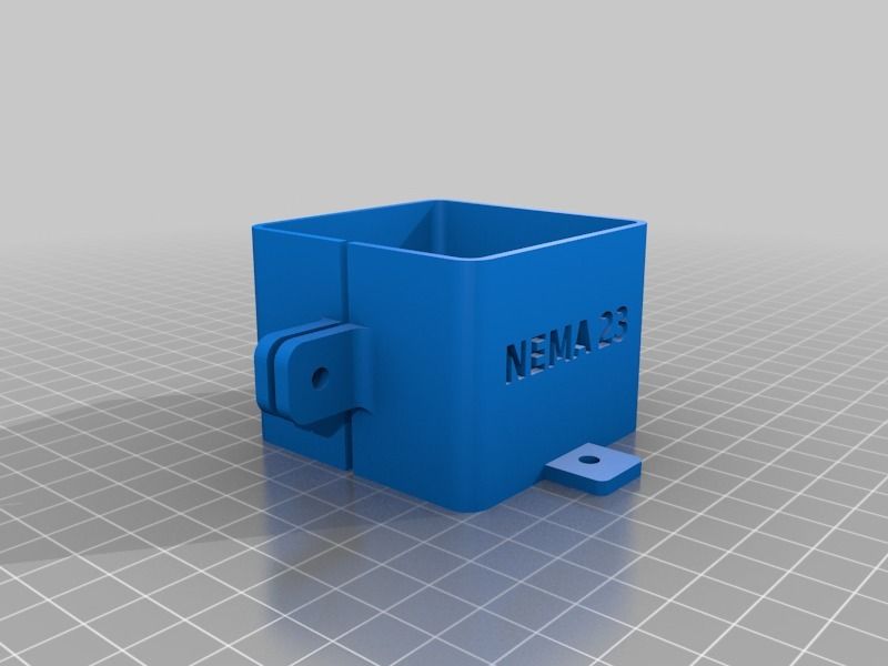 Free 3D file NEMA 23 mount・3D printer design to download・Cults