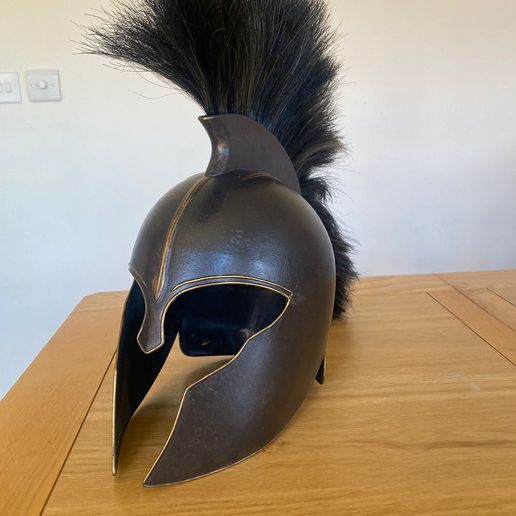🏛️ Greek, Spartan, Helmet, Hoplite, Warrior, Athenian・ STL File for 3D ...