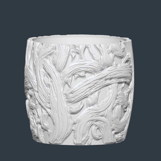 🪴 Twisted Branch Planter No Supports – Organic Tree Pot STL・ STL File ...