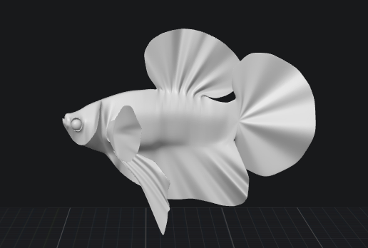 🐠 Betta fish 3D model・ STL File for 3D printing, CNC machining - Laser ...