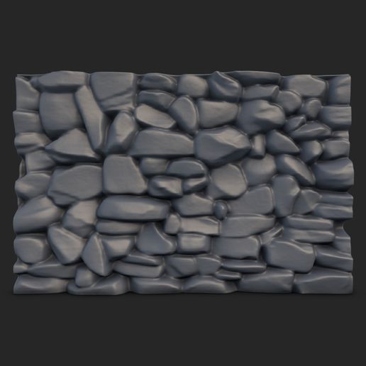 🪨 Rock Wall No.23・ STL File for 3D printing・Cults
