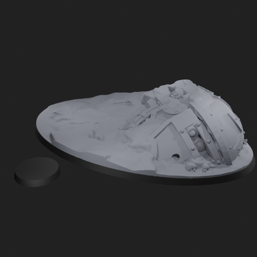 ♟ 170mm / 105mm character base・Free STL File for 3D printing・Cults