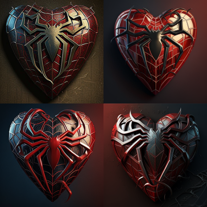 🕷️ valentine's spider・Free STL File for ・Cults