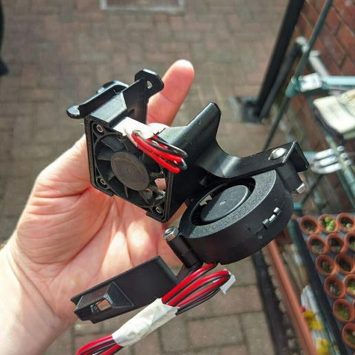 👽 Ender 3v2 Print Head [ CR-Touch + 5015 ]・Бесплатный бесплатно 3D для ...