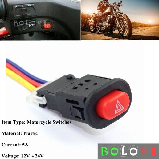 STL file Motorcycle Hazard lights Buttom case 🏍️ ・3D printable model to ...