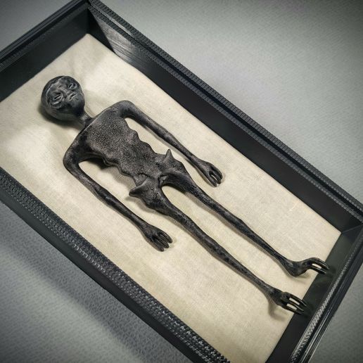 🇵🇪 Nazca Peru Alien in Display box - Mexico Alien - Mummified Body ...