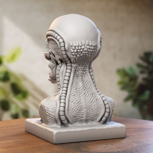 STL file Robot Skull dragon bust, Cyborg skull dragon,Perfect Gamer ...