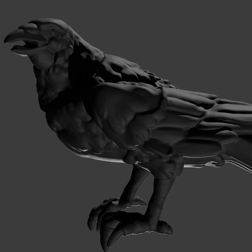 🐦 Raven lamp outdoor/indoor・ STL File for 3D printing・Cults