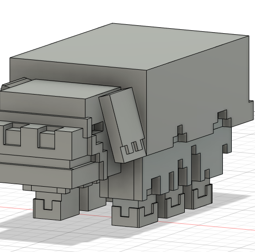 🆒 Minecraft Sniffer・Free 3D File for ・Cults