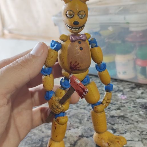 🧸 Springbonnie articulated figure・ STL File for 3D printing・Cults