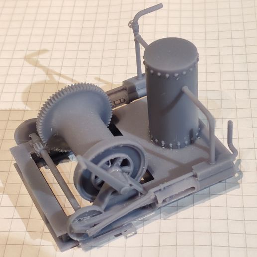 😤 Steam winch・Free STL File for 3D printing・Cults