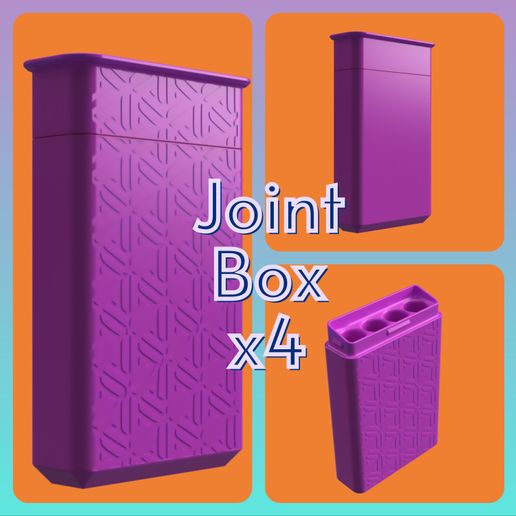 📦 4x Joint Box - King Size - Easy Snap Fit !・ STL File for 3D printing ...
