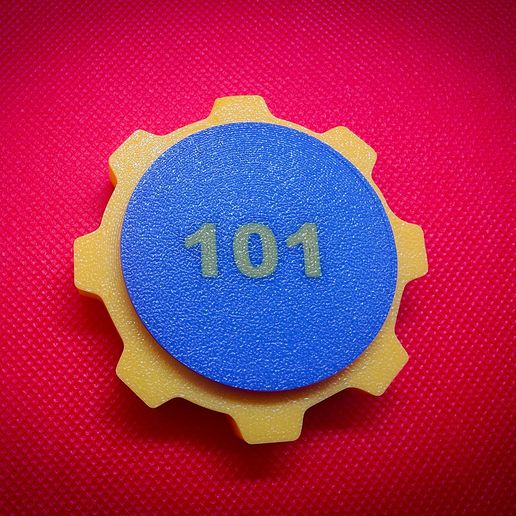👌 Fallout Vault Number Fidget Toys・Free 3D File for ・Cults