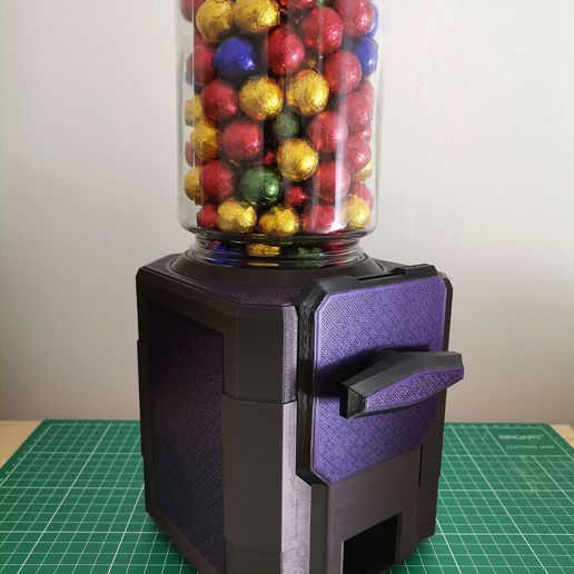 🍫 Gumball Machine・ STL File for 3D printing・Cults