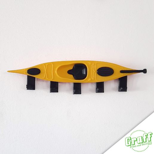 🛶 Kayak Key holder・ STL File for 3D printing・Cults