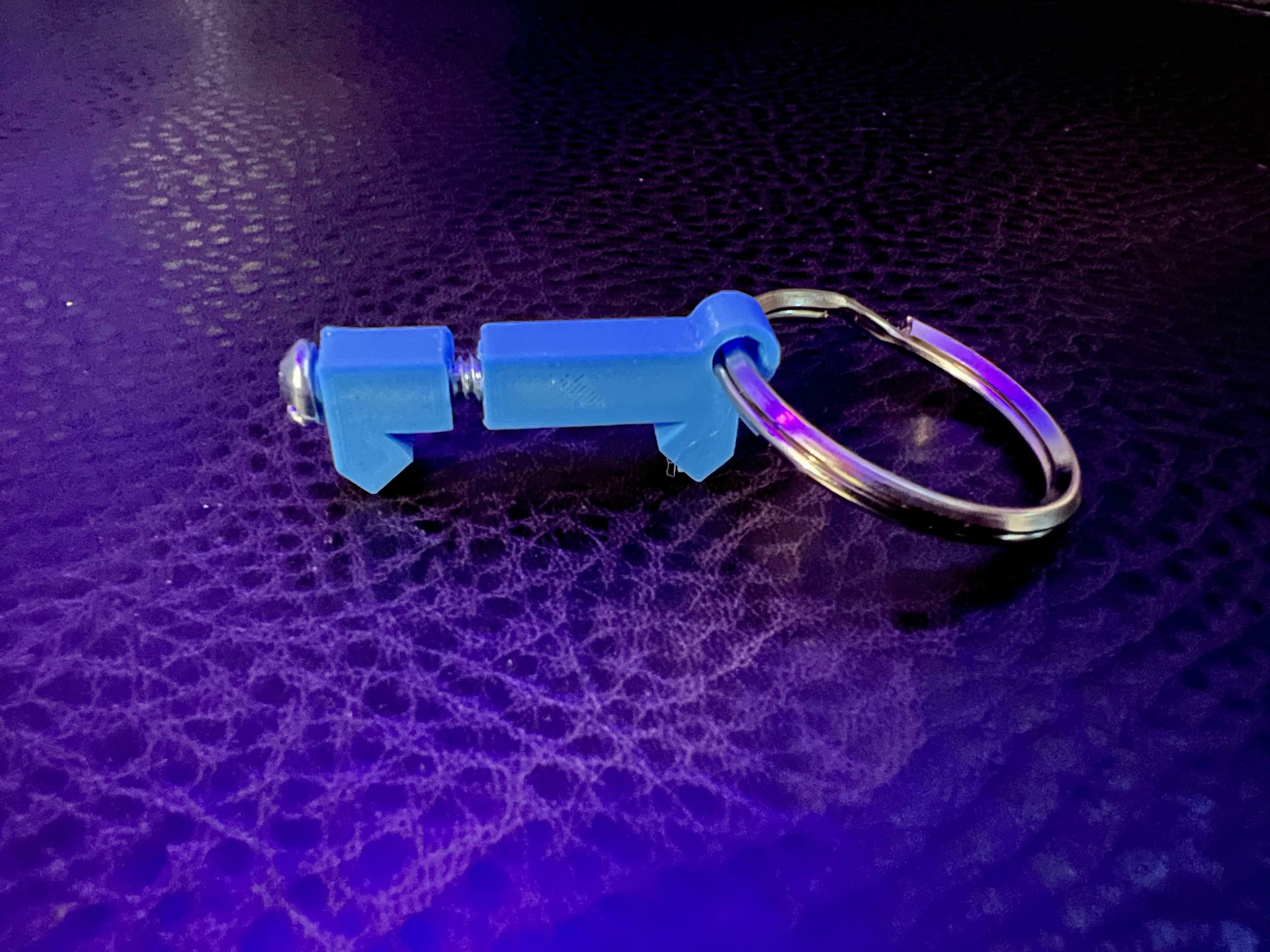 Файл STL Крепление для брелка Picatinny・Модель для печати в 3D скачать ...