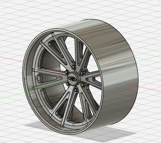🛞 Intro Wheels Infamous/Mickey Thompson Tire | Sportsman・ STL File for ...