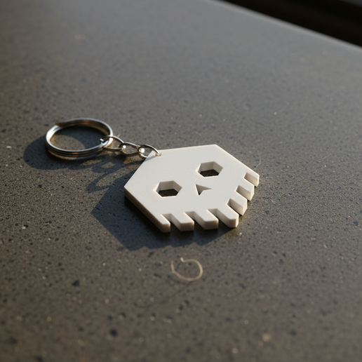 Skull Key Chain V11 💀・ STL File for 3D printing・Cults