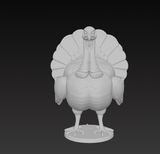 🚶 Walking Turkey STL – Realistic Full-Body Turkey in Motion 3D Model ...