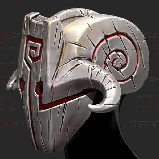 🎃 Juggernaut Dota Mask - Halloween Cosplay・ STL File for 3D printing・Cults