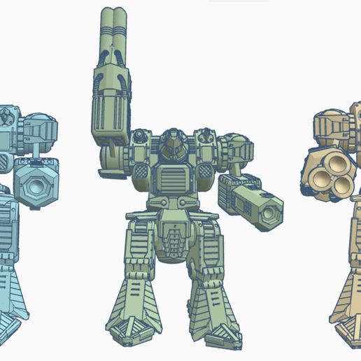 ♟ Scylla 3 Assault Battlemech・Free STL File for 3D printing・Cults
