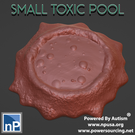 🎱 Toxic Pool・Free 3D File for 3D printing・Cults
