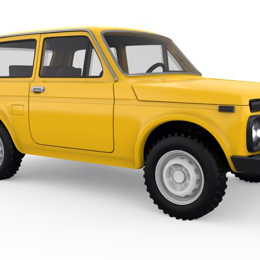 🚗 Lada Niva Iconic SUV 4x4, STL Files for 3D Printing RC and diecast ...