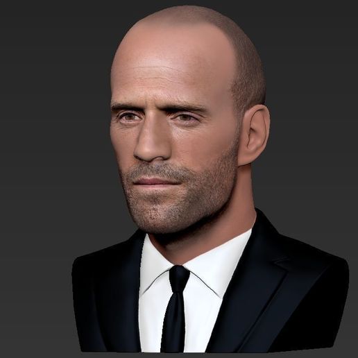 👤 Jason Statham bust for full color 3D printing・ STL File for 3D ...
