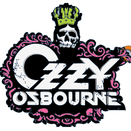 🌧️ Ozzy Osbourne 2007 Black Rain Key Chain・ STL File for 3D printing・Cults