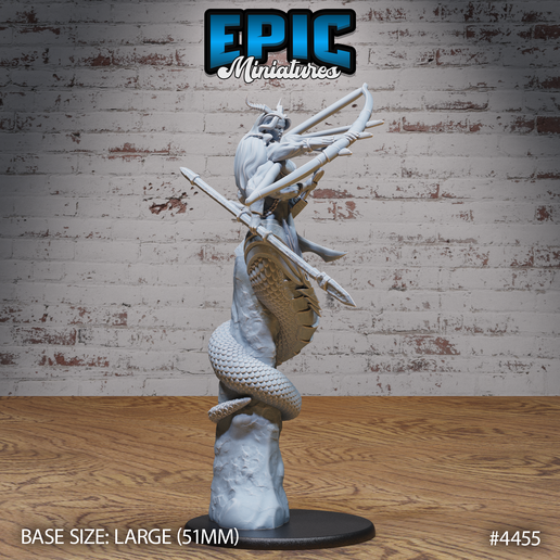 3D file Naga Death Envoy Set ‧ DnD Miniature ‧ Tabletop Miniatures ...