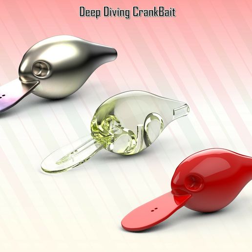 🤿 Deep Diving Crankbait Fishing Lure: Customizable, Weighted, and Easy ...