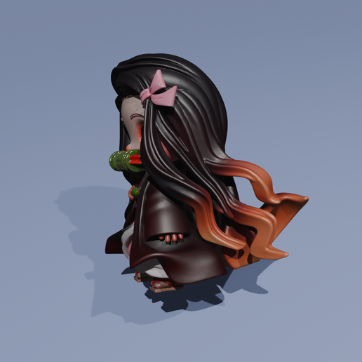 👾 Nezuko Kamado・ OBJ File for 3D printing・Cults