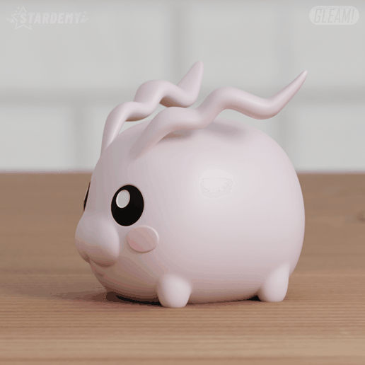 🐉 Tokomon Chibi Digimon Patamon・ 3D File for 3D printing・Cults