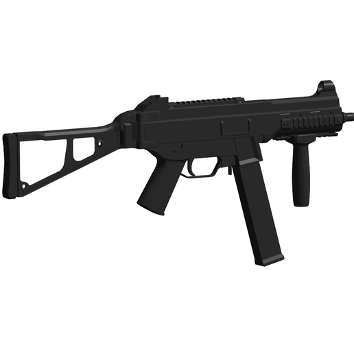 OBJ file Heckler Koch UMP submachine gun 🔫 ・Template to download and 3D print・Cults