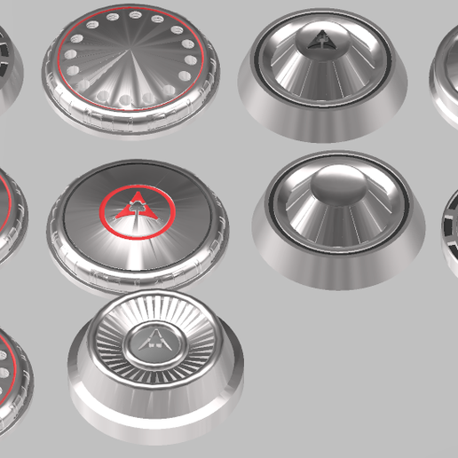 3D file Chrysler Hubcaps pack From 1965-1981 🌆 ・3D printable model to ...