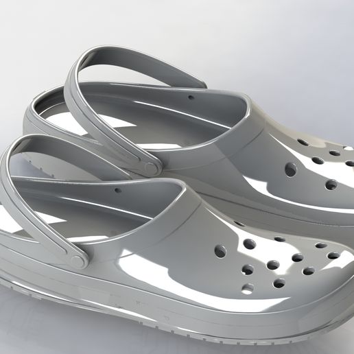 👟 Crocs/ Shoe・ STL File for 3D printing・Cults