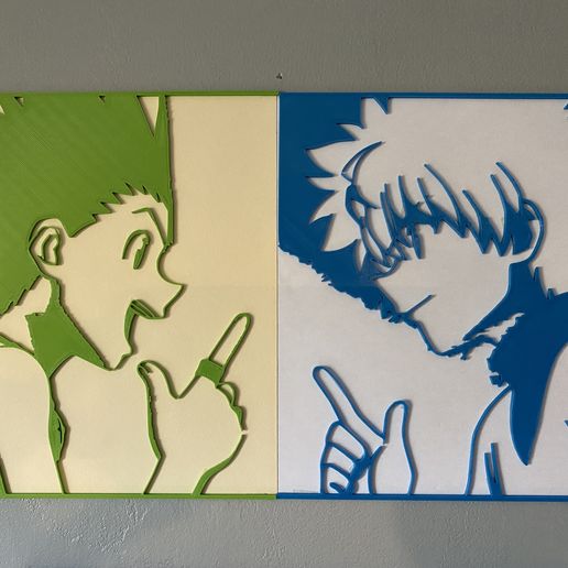 STL file Killua (Kirua) Zoldick by Hunter X Hunter stencil 2D 🏹 ・3D ...