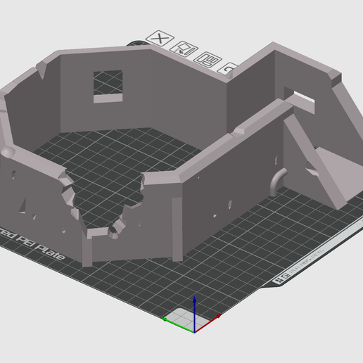 🏗️ Large octagon shape bunker building. 28mm scale for tabletop ...