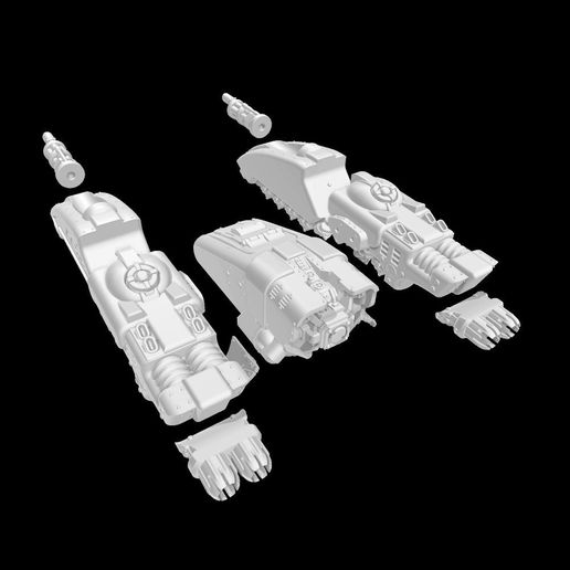 🪖 OPR - CUSTODIAN BROTHERS - ANTI-GRAV LIGHT TANK - ATHENE・ STL File ...