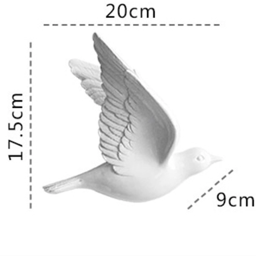 🐦 Wall decoration - Flying birds (STL files for 5 different flying bird ...