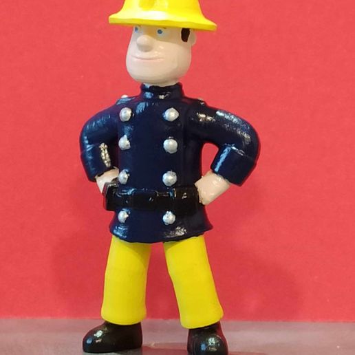 🚒 Fireman Sam・3D Print with the Elegoo mars 3D printer・Cults