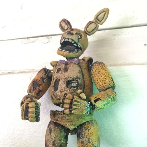 🎬 Spring Bonnie FNAF Movie Articulated Figure・ STL File for 3D printing・Cults