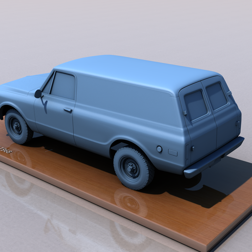 🚙 CHEVROLET C10 PANEL TRUCK 1968・ 3D File for ・Cults