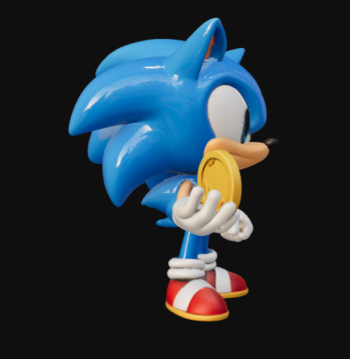 💰 Sonik Money Sonic – Viral Meme Coin 3D Model STL・ STL File for 3D ...