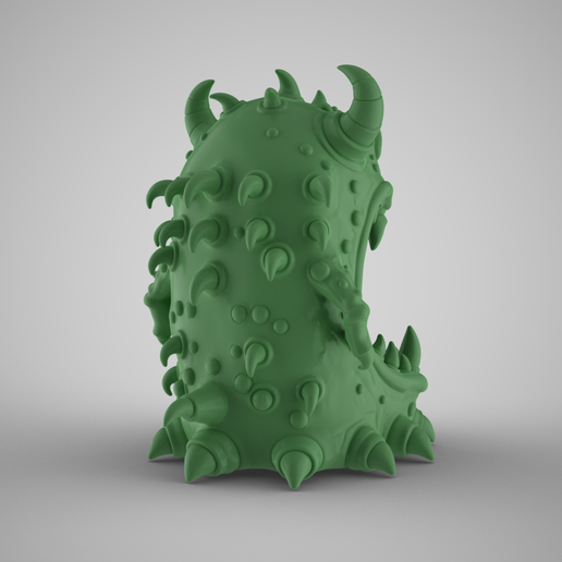 👹 Creature Storage Vessel・ STL File for 3D printing・Cults