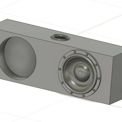 🎨 Sub woofer with amplifier (1/24)・ STL File for ・Cults